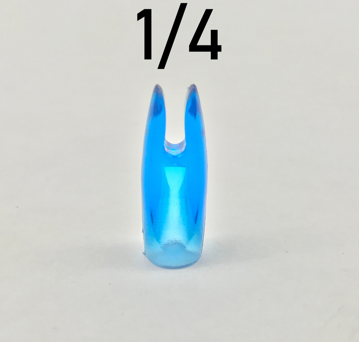 Marco wood and aluminum arrow cap 1/4'' - Blue | ARROWS \ NOCKS \ Wood ...