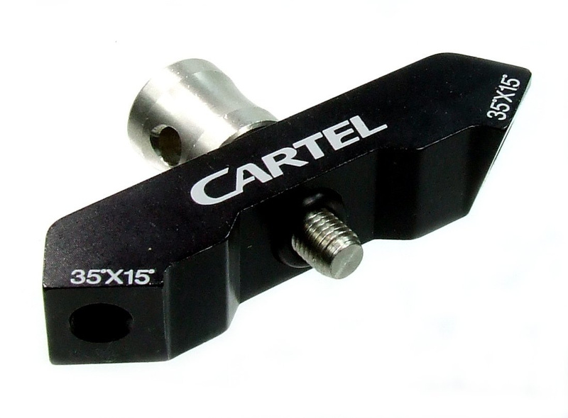 Cartel V-Bar Angled Black | ACCESSORIES \ STABILIZATION \ V-BARS